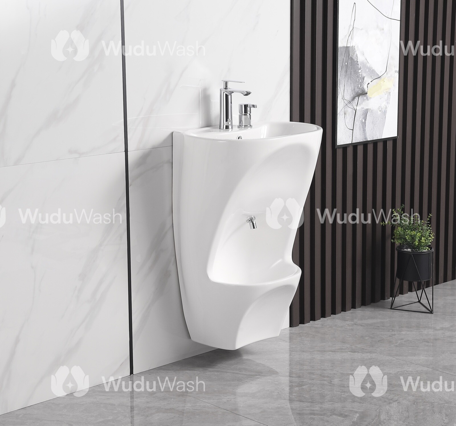 Luxury White Bathroom Dual Level Ablution Wudu Wash Basin Ceramic | eBay