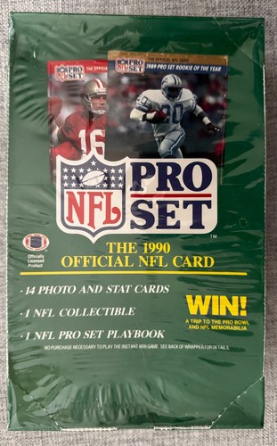 1990 Pro Set NFL Football Trading Cards Factory Sealed Box | eBay
