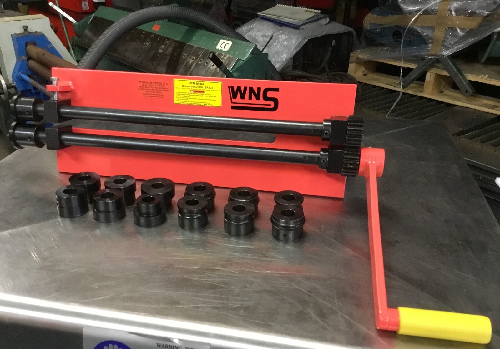 WNS Bead Roller Rolling Machine Swager Bead Former 464mm 18