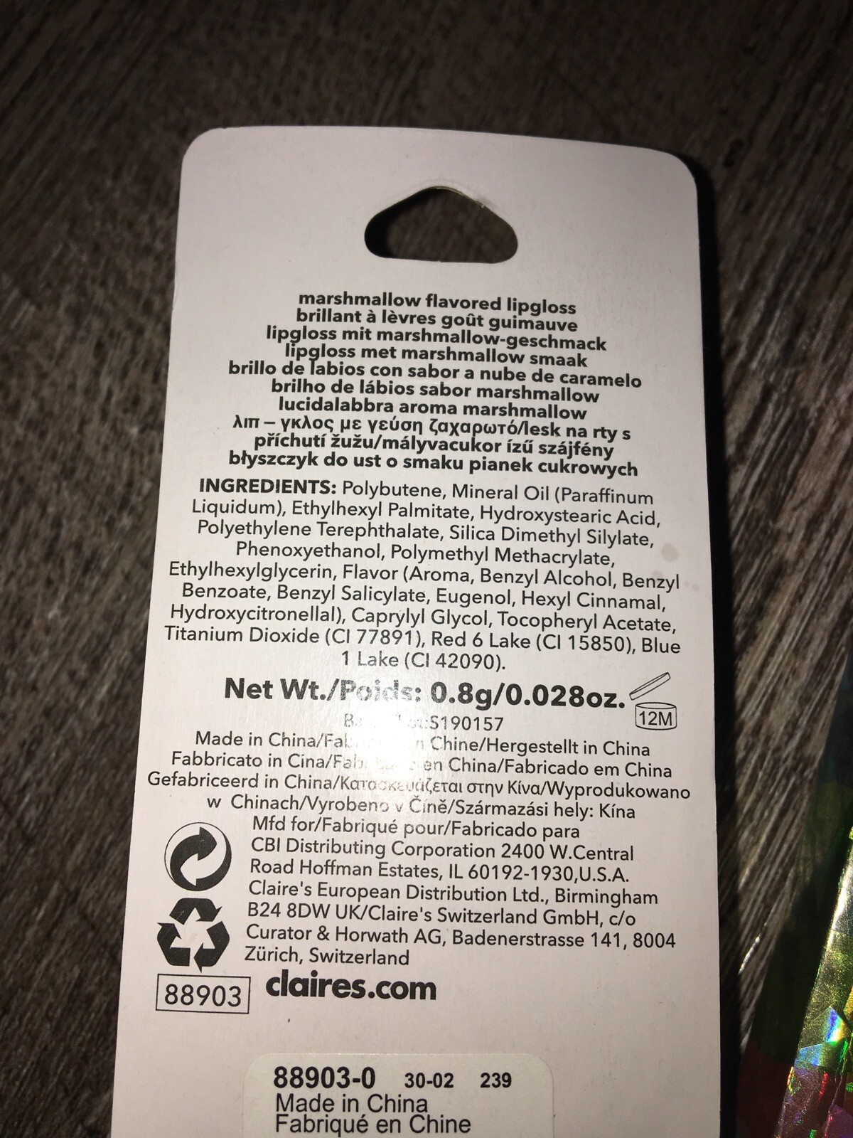 Claire’s Unicorn Rainbow Star Diary Lipgloss Keychain Ring Lot | eBay