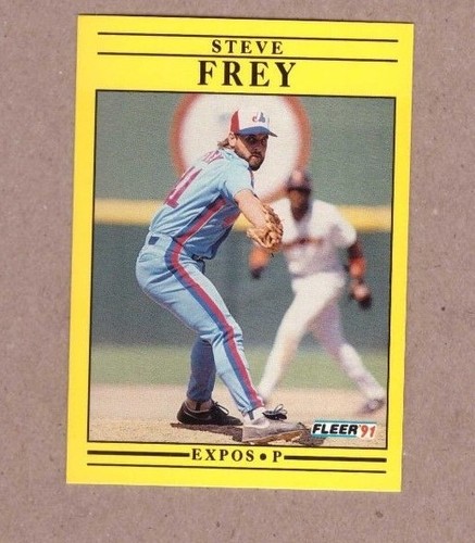 1991 Fleer Baseball Card #231 Steve Frey Expos NM | eBay