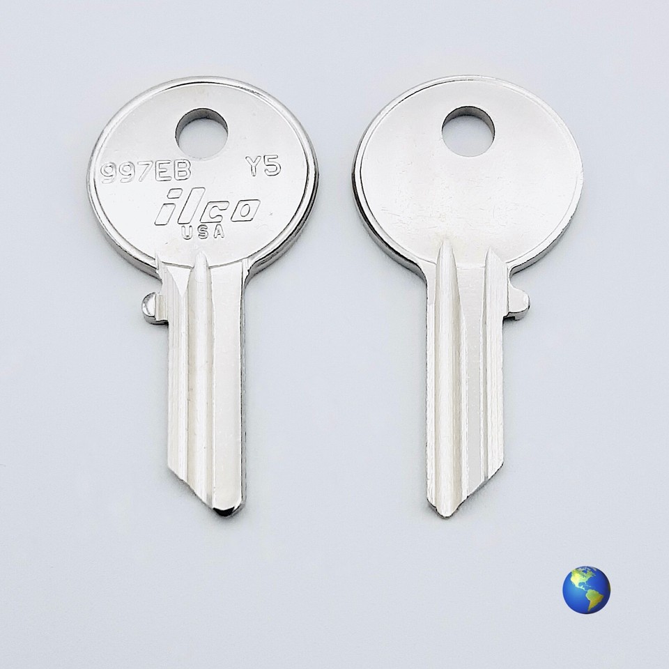 Y5 Key Blanks for Various Products by ABUS, Yale, and others (2 Keys ...