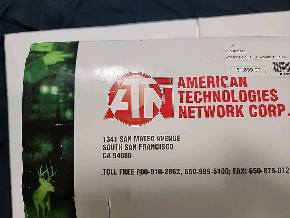 ATN PS28 Gen 2+ WPT Day-Night Multipurpose Viewer- NEW | eBay