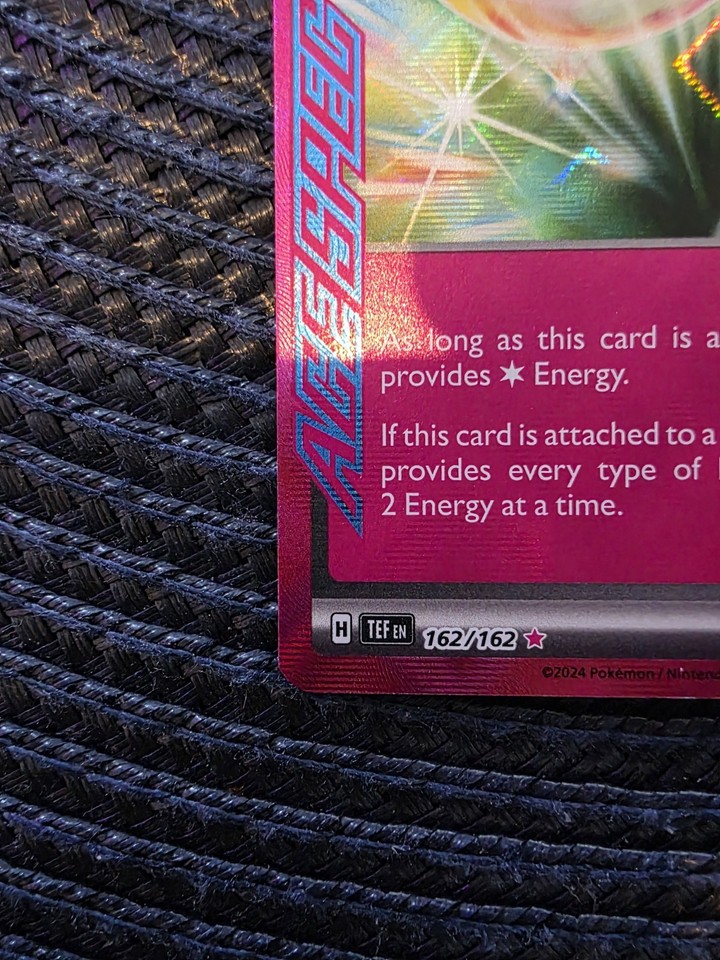 Neo Upper Energy - Temporal Forces #162/162 Rare Holo 2024 Pokémon ...
