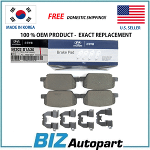 OEM GENUINE REAR BRAKE PADS KIT FOR 19-20 HYUNDAI SANTA FE AWD 58302 ...
