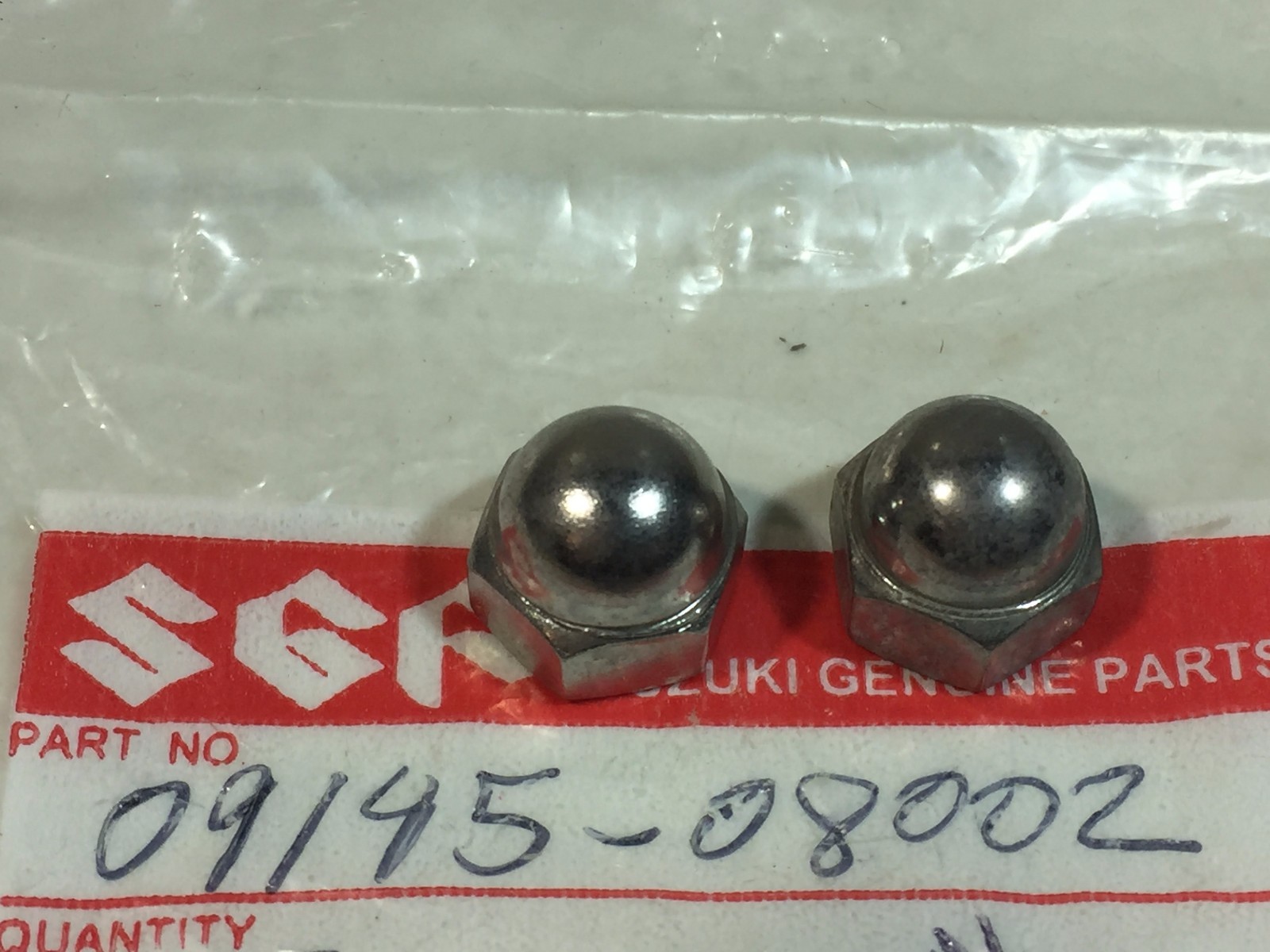 QTY 2 NEW OEM SUZUKI 09145-08002 CAP NUT | eBay