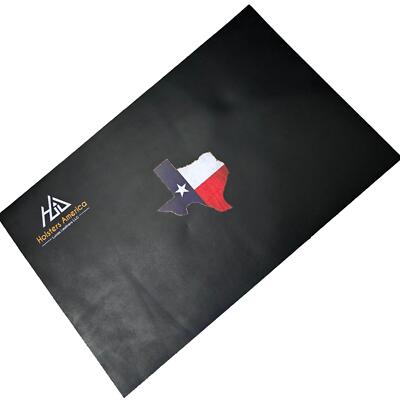 Custom Pistol LEATHER GUN CLEANING MAT Colt, Glock, Texas measure 11" x ...