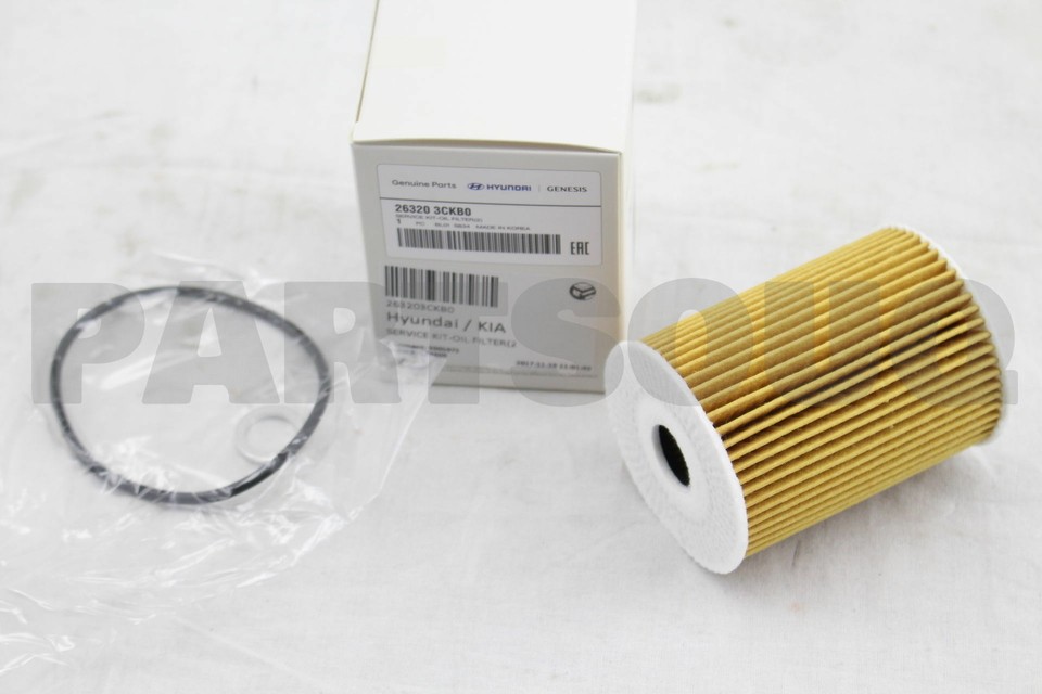 263203CKB0 Genuine Hyundai / KIA SERVICE KIT-OIL FILTER(2) | eBay