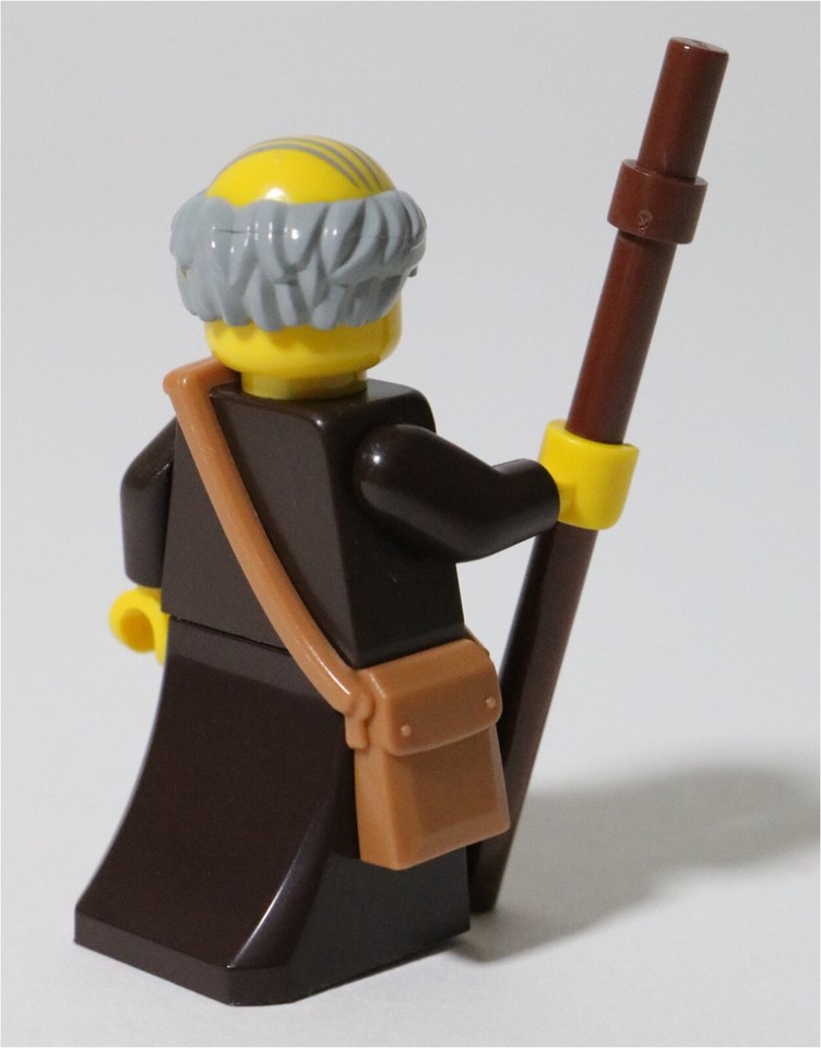 New All Parts LEGO - Medieval Monk Minifigure MOC Knights Castle Priest ...