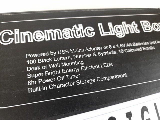 Magiglow A4 Enhanced Cinematic Light up Your Life Letter Box With 110 ...