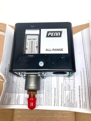 Penn Johnson Controls P70CA-2C Open High Pressure Control - New Open ...