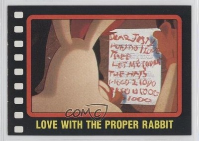 1987 Topps Who framed Roger Rabbit Love with the Proper Rabbit #131 ...