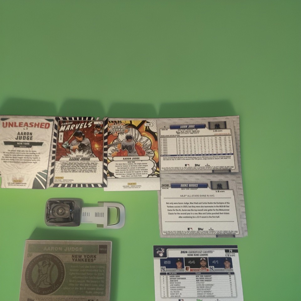 Aaron Judge (20) Card Lot. Plus 2026 Topps Mini Funko Pop. NY Yankees ...
