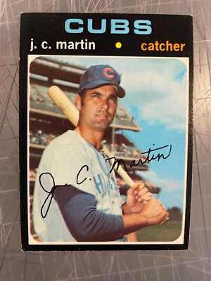 1971 TOPPS #704 J.C.MARTIN CHICAGO CUBS HI# BASEBALL CARD NM/MT | eBay