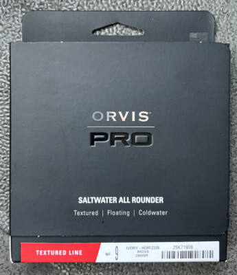 ORVIS Pro saltwater all rounder Fish Line WF-9 | ivory horizon | $129 ...