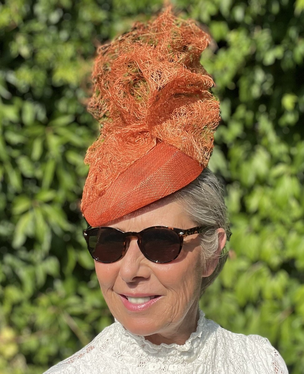 Ladies TRACY ANN Millinery Percher Burnt Orange