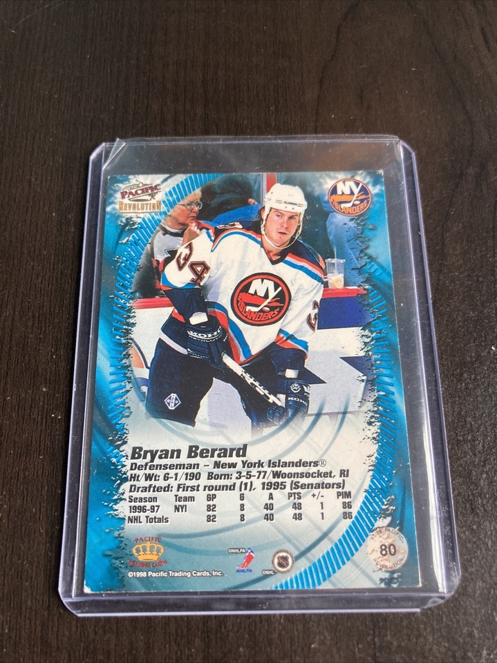 Bryan Berard PACIFIC REVOLUTION CARD NHL 1998 T10-174 | eBay