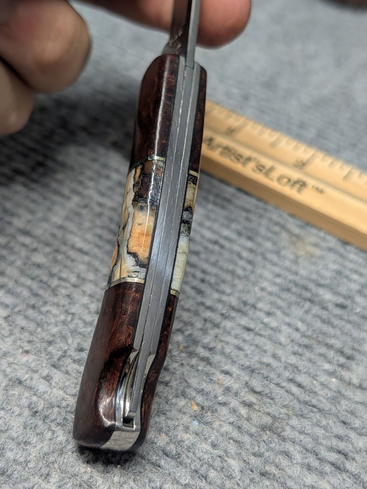 Buck ironwood Custom Bucklock Knife Limited Rare - #7 of 200 | eBay