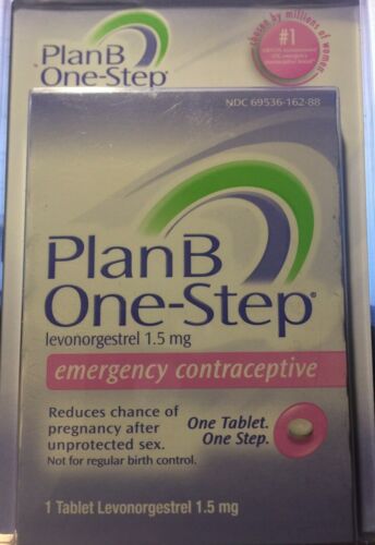 New Plan B Emergency Contraceptive One Step Pill Levonorgestral Exp