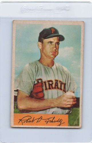 1954 Bowman #59 Bob Schultz Pirates Fair *1314 | eBay
