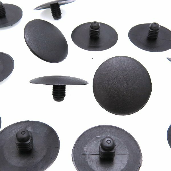 50 Hood Insulation Clip Push Type Rivet Nylon Fastener Universal Fits 6 ...