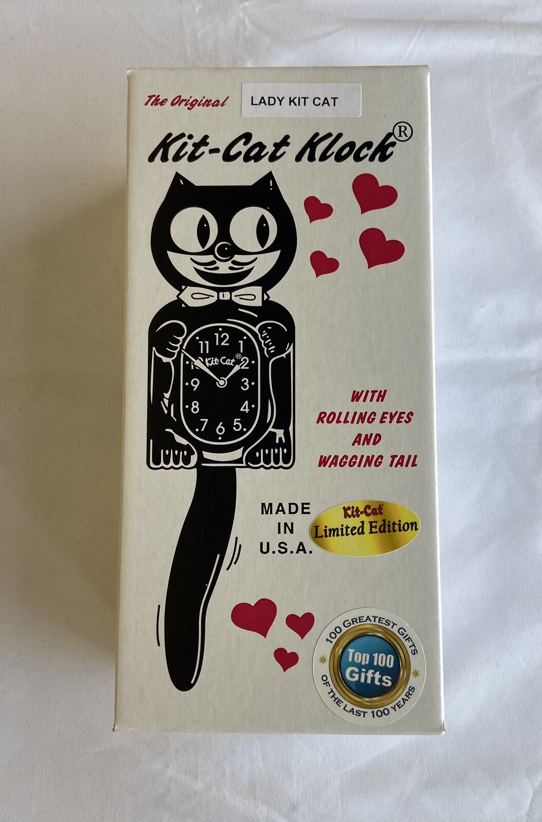 “Ocean Waves” LADY KIT CAT CLOCK 15.5" USA MADE Kit-Cat Klock LBC-51 | eBay