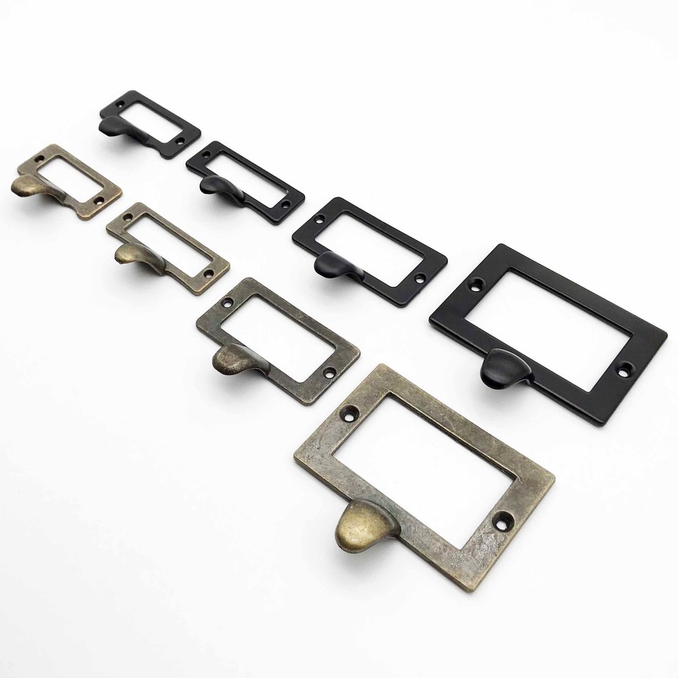 File Cabinet Drawer Label Pull Chest Cupboard Tag Name Card Frame ...