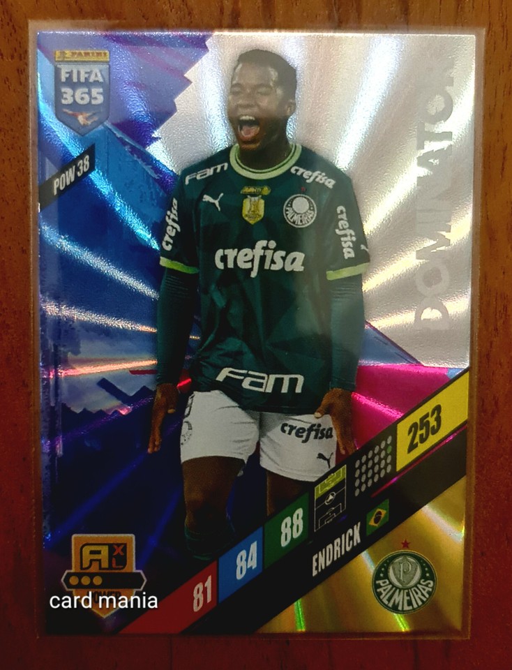 Panini FIFA 365 Adrenalyn XL 2023-24 ENDRICK Palmeiras rookie cards 5 ...