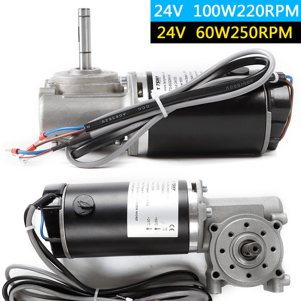 Buy 100W High Torque Worm Gear Motor Intelligent Encoder Electric Door ...
