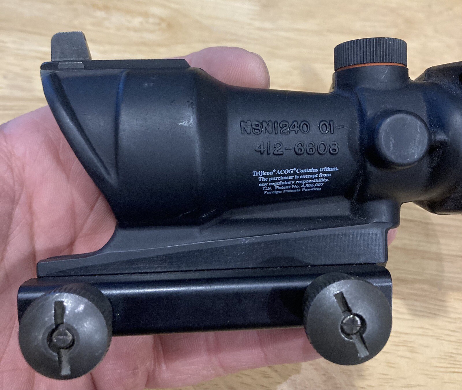 Trijicon ACOG 4×32 Riflescope – Matte Black TA-01(tritium Need To Be ...