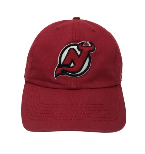 New Jersey Devils '47 Brand Franchise Fitted Hat Large Red NHL Hockey ...