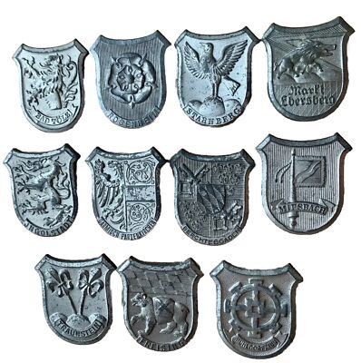 Original WW2 German 11x Tinnies Kriegs WHW Winterhilfswerk 1939/40 ...