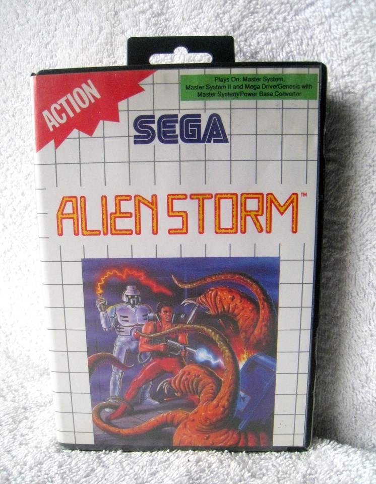 Sega Master System Video Game - Alien Storm (1991) PAL, Manual Included | eBay Australia