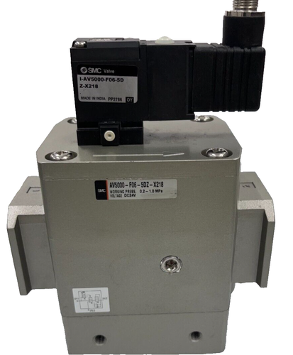 SMC AV5000-F06-5D Z-X218 Pneumatic Soft Start Valve 3/4" 24V DC | eBay