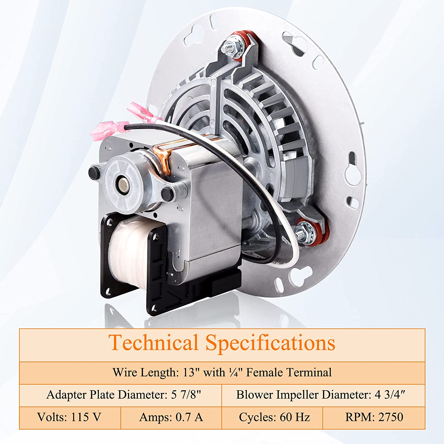 80473 Exhaust Blower Motor for US Stove & USSC American Harvest 6039 ...