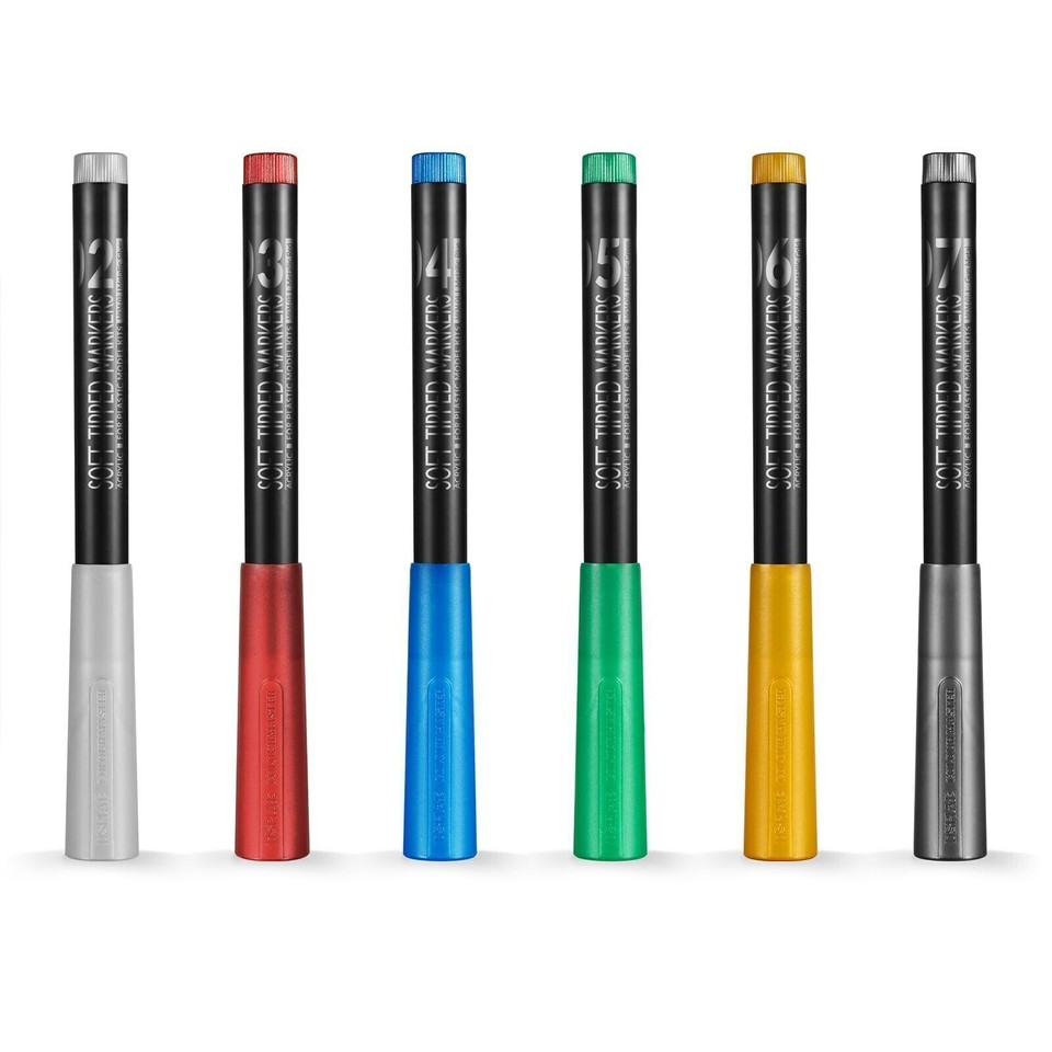 DSPIAE MK/MKM Waterproof Soft Tipped Marker Pen For Plastic Model Tools ...
