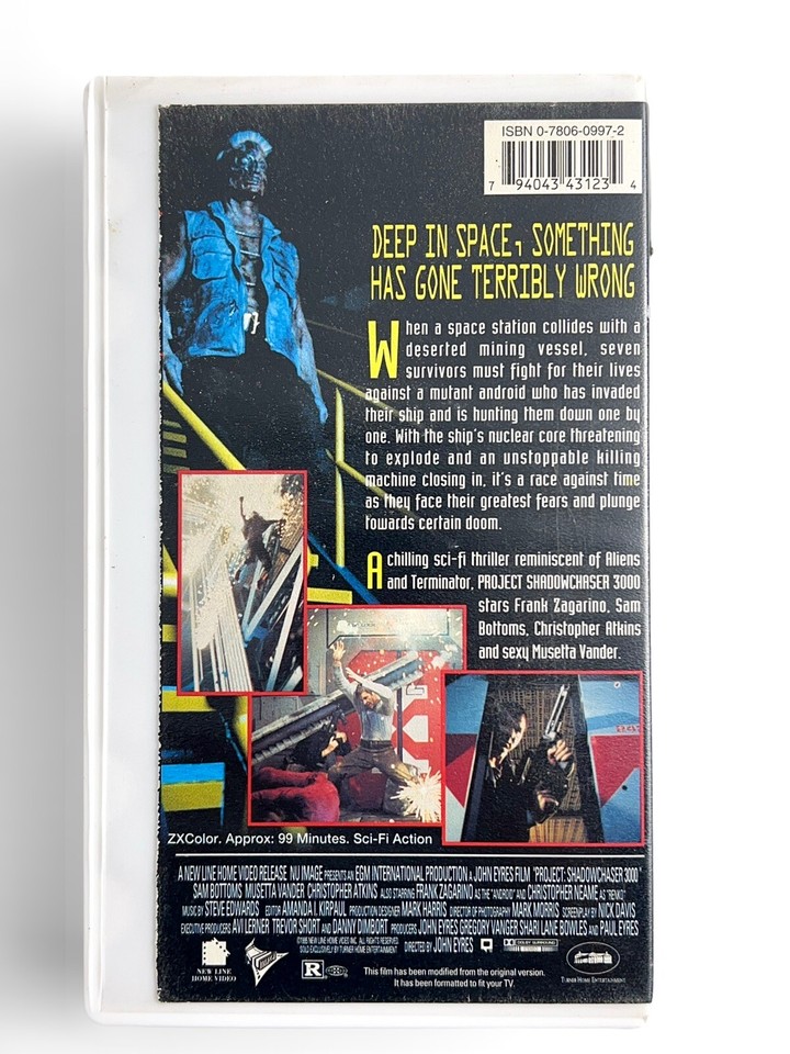 Project: Shadowchaser 3000 (VHS, 1995) Sam Bottoms Musetta Vander ...