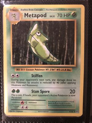 Pokémon TCG Metapod XY Evolutions 4/108 Regular Uncommon | eBay