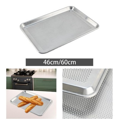 Aluminum Perforated Sheet Pan Baking Tray for Home Restaurant Dessert ...