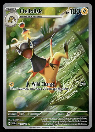 Heliolisk #177/167 Pokemon SV06: Twilight Masquerade | eBay