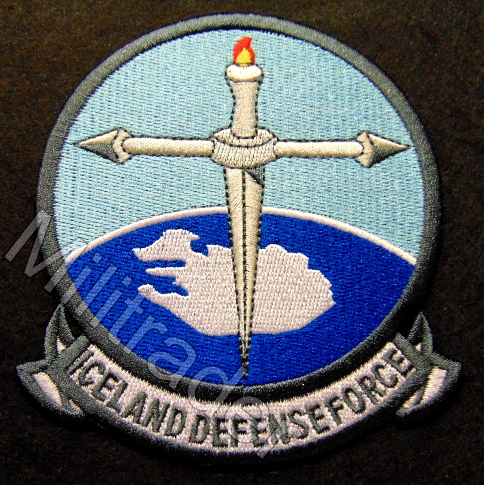 Iceland Icelandic Defense Force Patch | eBay
