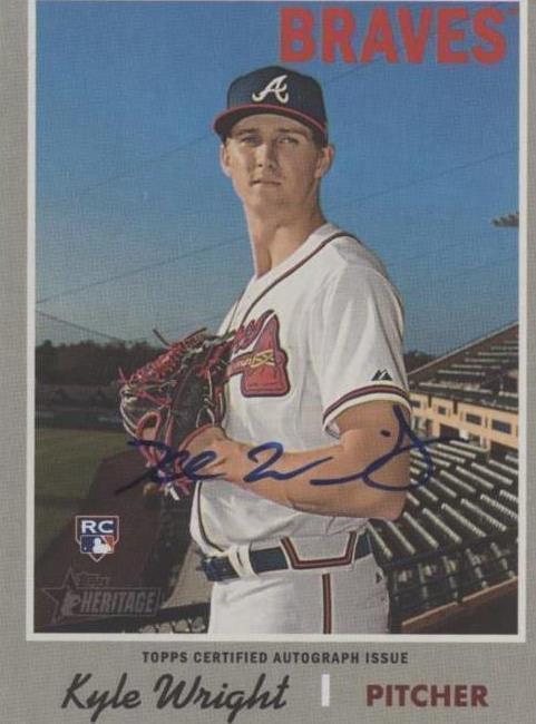 2019 Topps Heritage High Number - Real One Autographs Kyle Wright #ROA ...