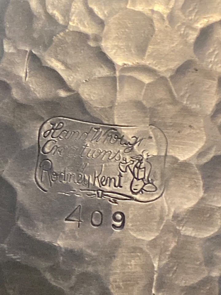 Hand Wrought Creation by Rodney Kent No.#409 14" Circular Serving Tray ...