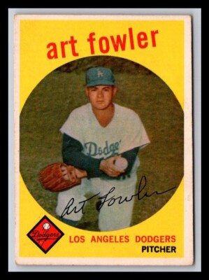 1959 Topps #508 Art Fowler White Back VG or Better | eBay