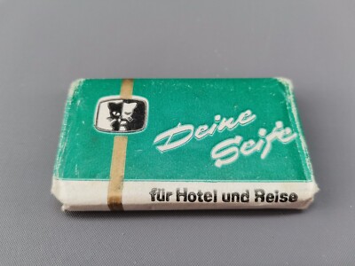 DDR Deine Seife für Hotel und Reise OVP Konsum Seifenwerk Riesa Rarität ...