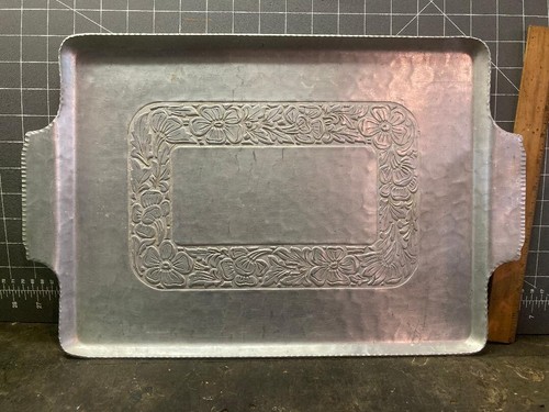 HAND FORGED EVERLAST METAL HAMMERED SERVING TRAY | eBay
