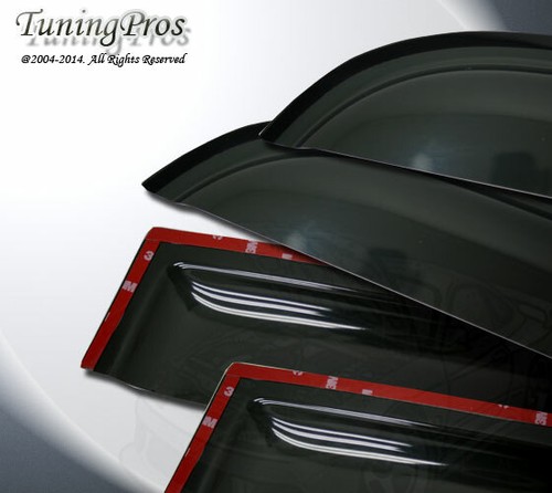 00-04 Volvo S40 2.0mm Outside Mount Rain Guard Wind Deflector Visor ...