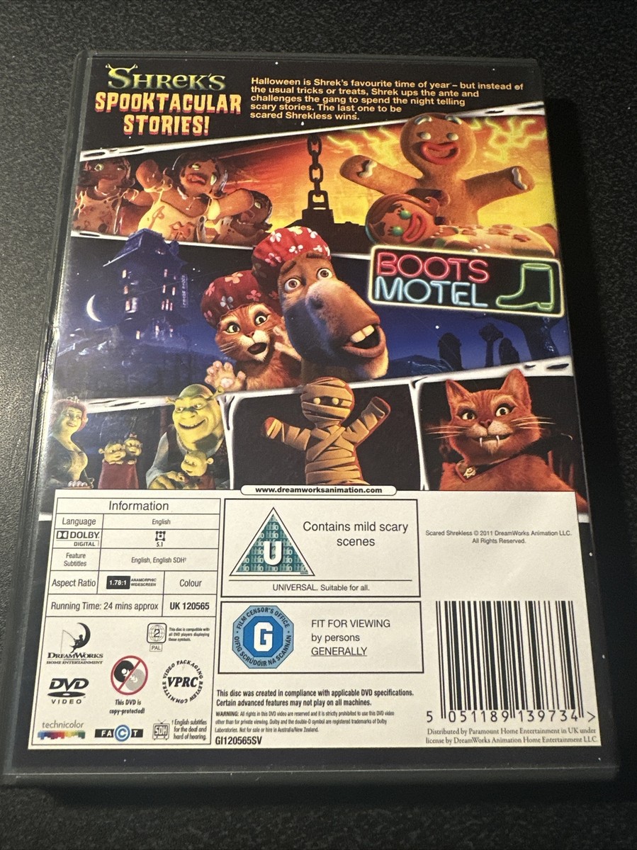 Dvd Shrekless Scanraithe Scared Shrekless (DVD, 2011) Very Good Free