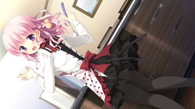 Anime girls pink hair purple eyes ikegami akane imouto Playmat Game Mat ...