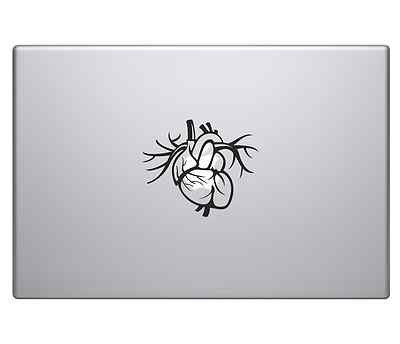 Heart Vinyl Decal Sticker Skin MacBook Pro Air 13" 15" 17" Laptop ...